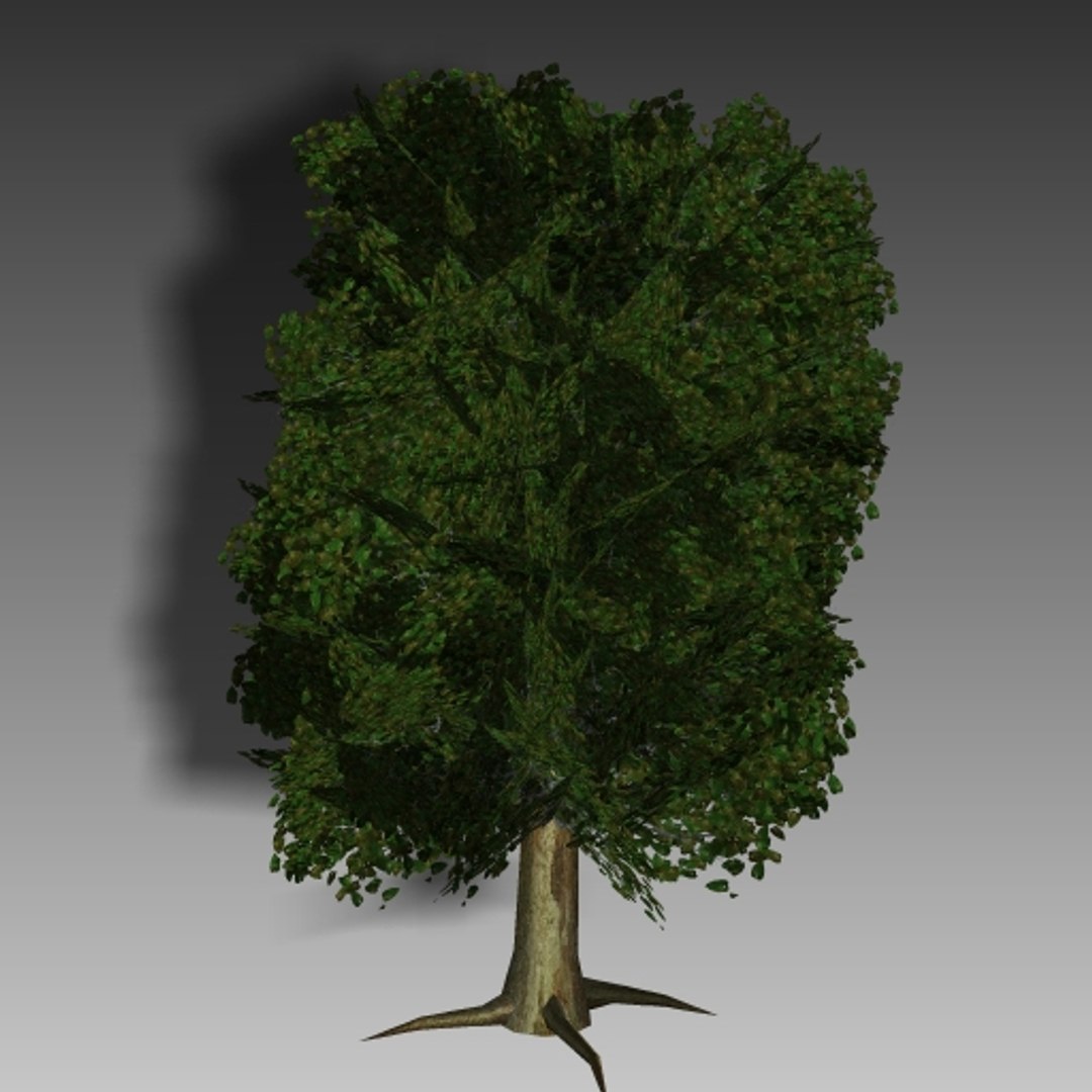 3d Trees Gaming Root Model