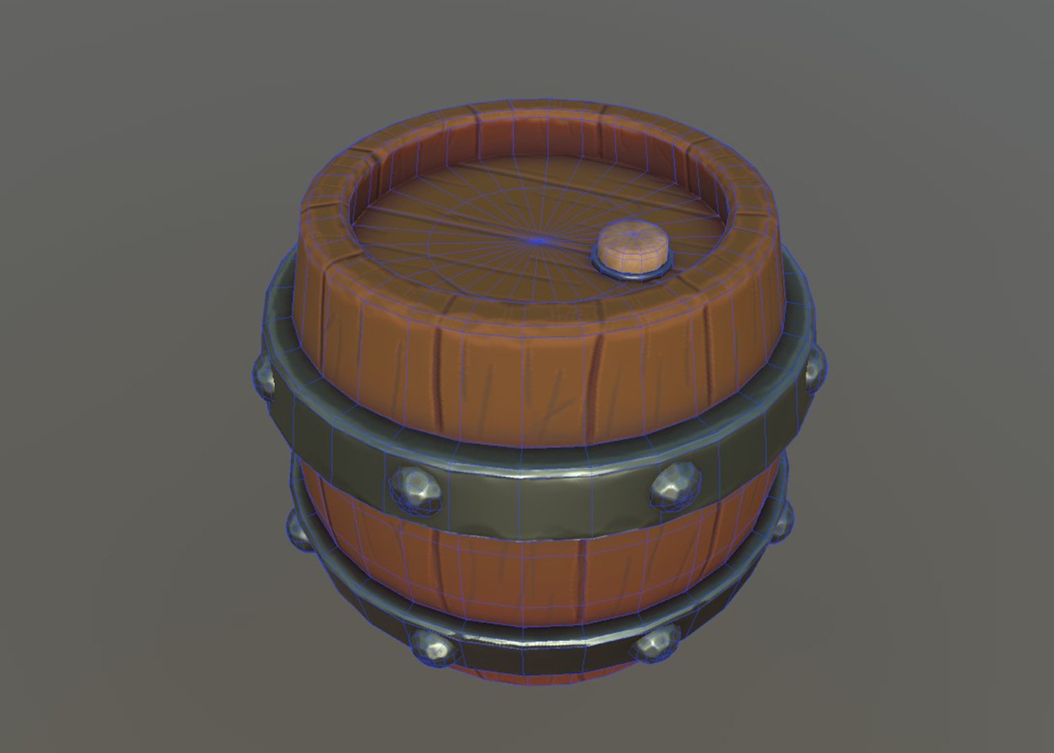 3D Stylized Barrel - TurboSquid 1584782