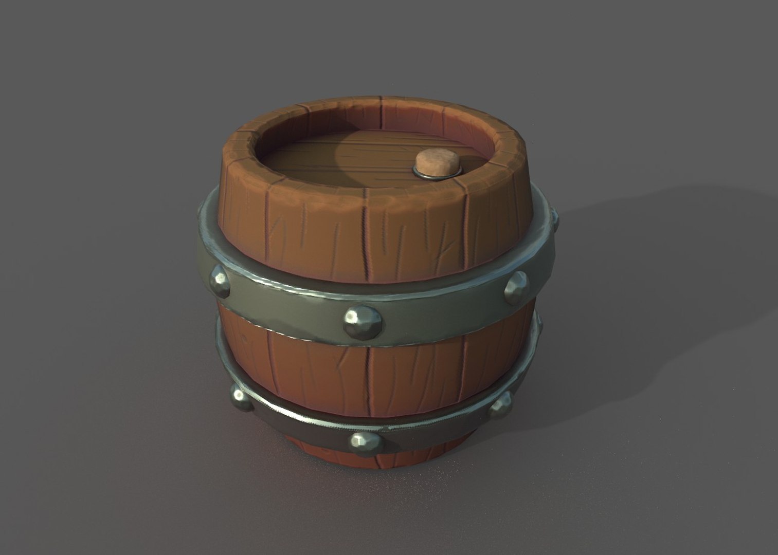 3D Stylized Barrel - TurboSquid 1584782