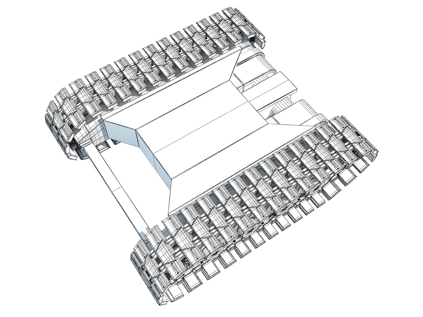 3D Tank Track Model - TurboSquid 1391058