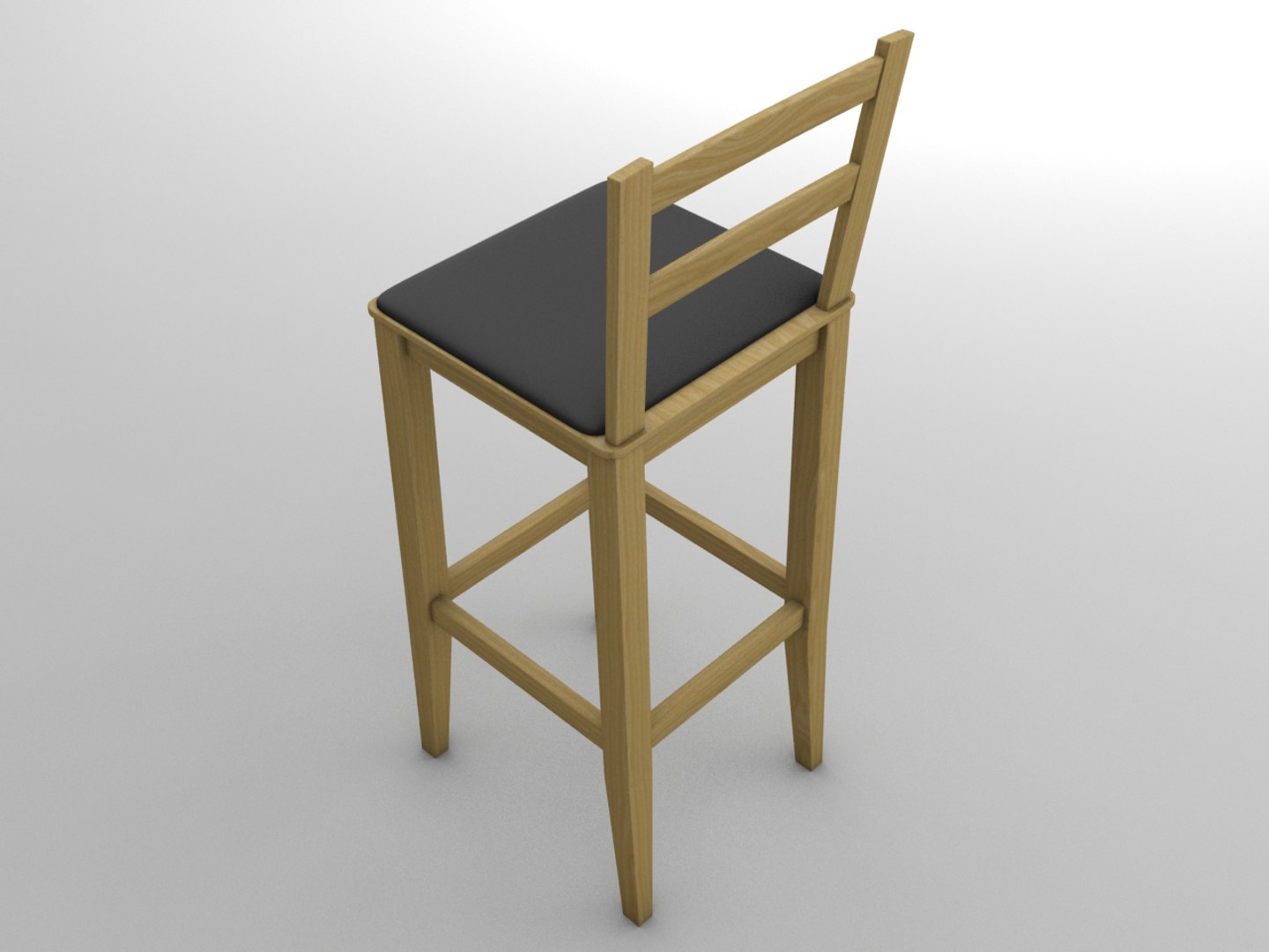 3d model bar stool