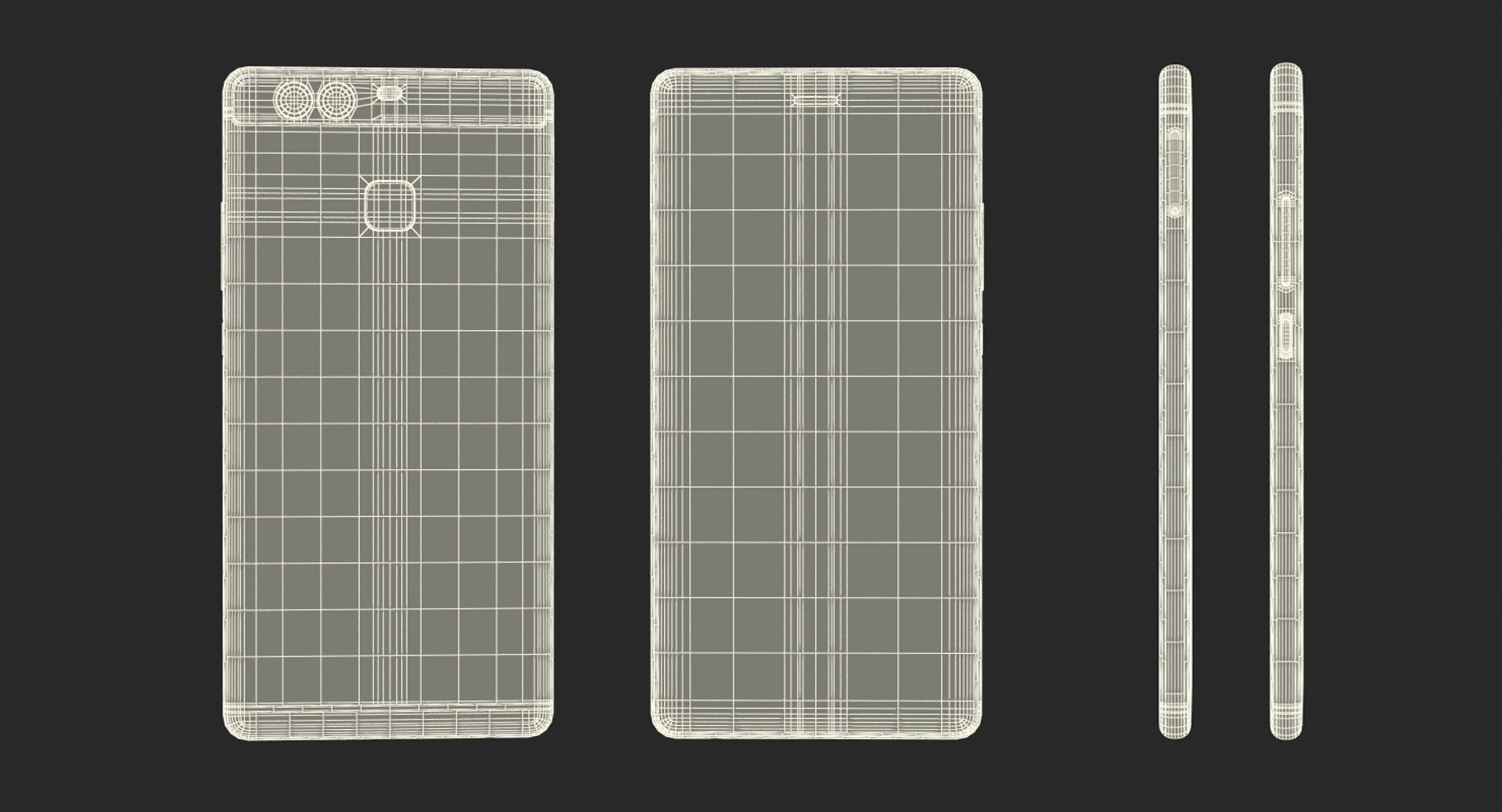 Huawei p9 set 3D model - TurboSquid 1157629