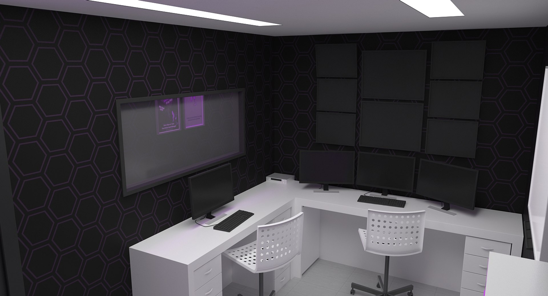 Stonette 6 Nightclub Interior Lighting 3D - TurboSquid 1395616