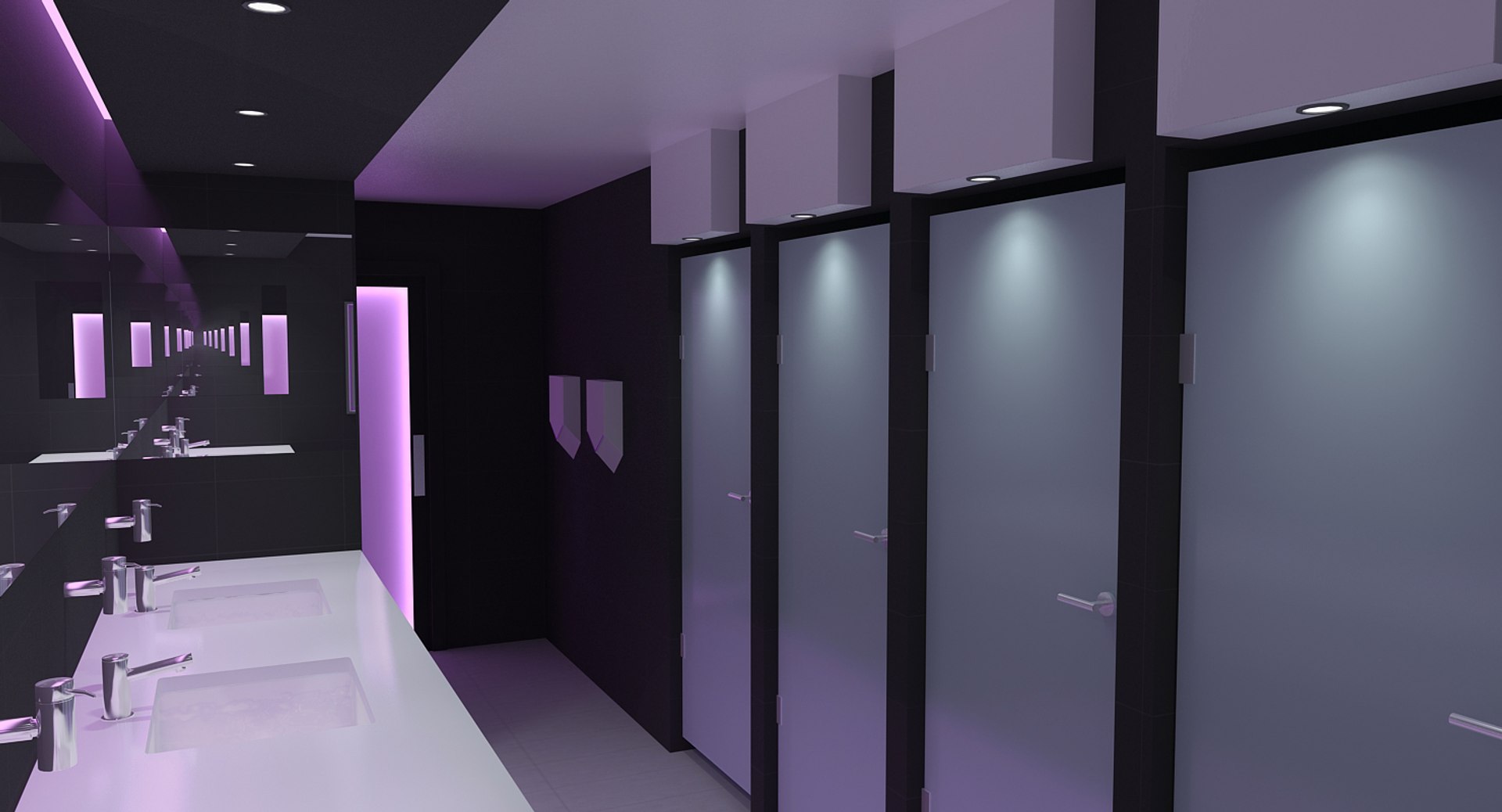Stonette 6 Nightclub Interior Lighting 3D - TurboSquid 1395616