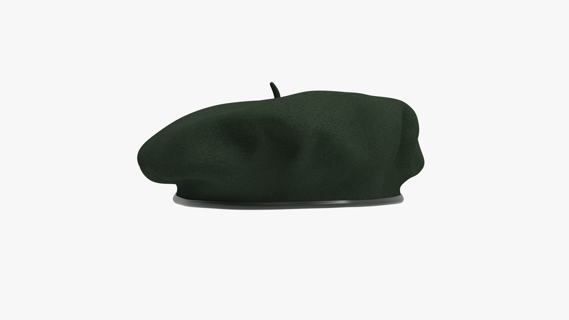 3D Beret Hat Model - TurboSquid 2186929