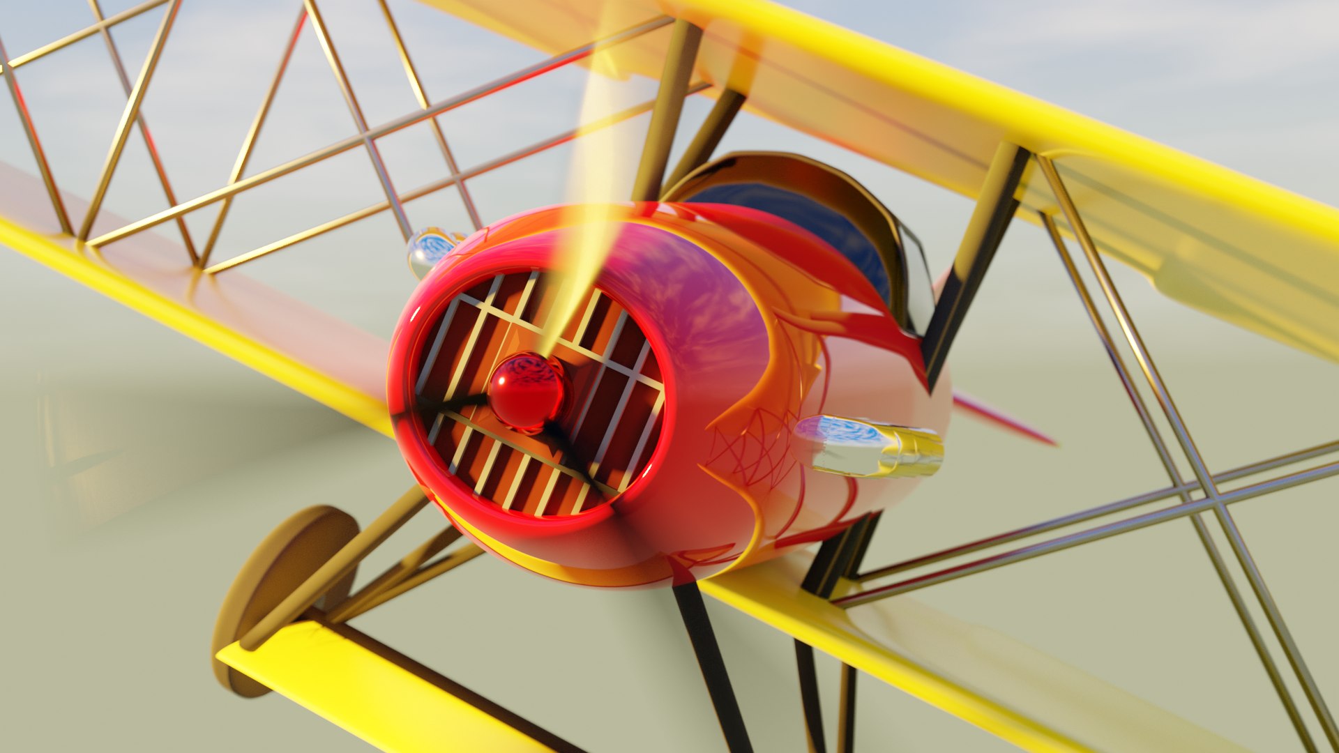 3D Model Classic Aeroplane - TurboSquid 1921601