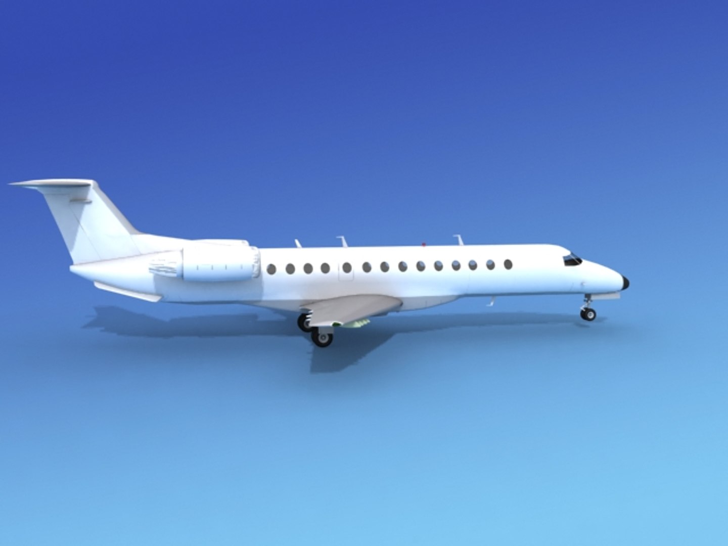 3d Embraer Erj