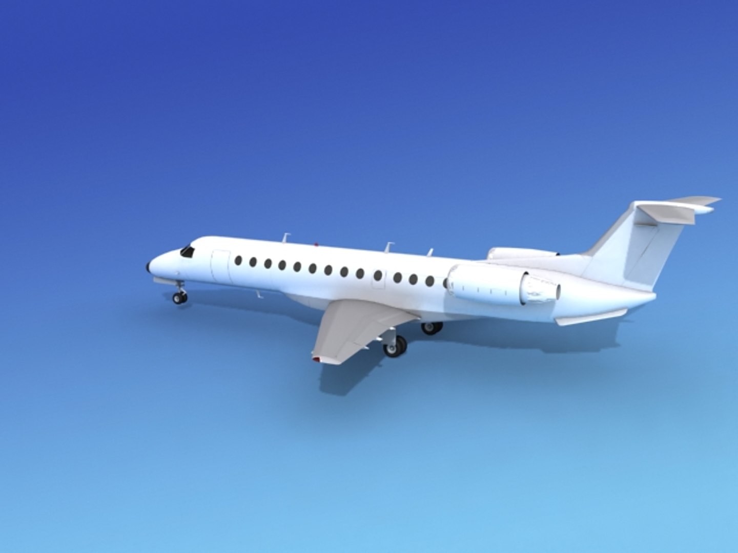 3d Embraer Erj