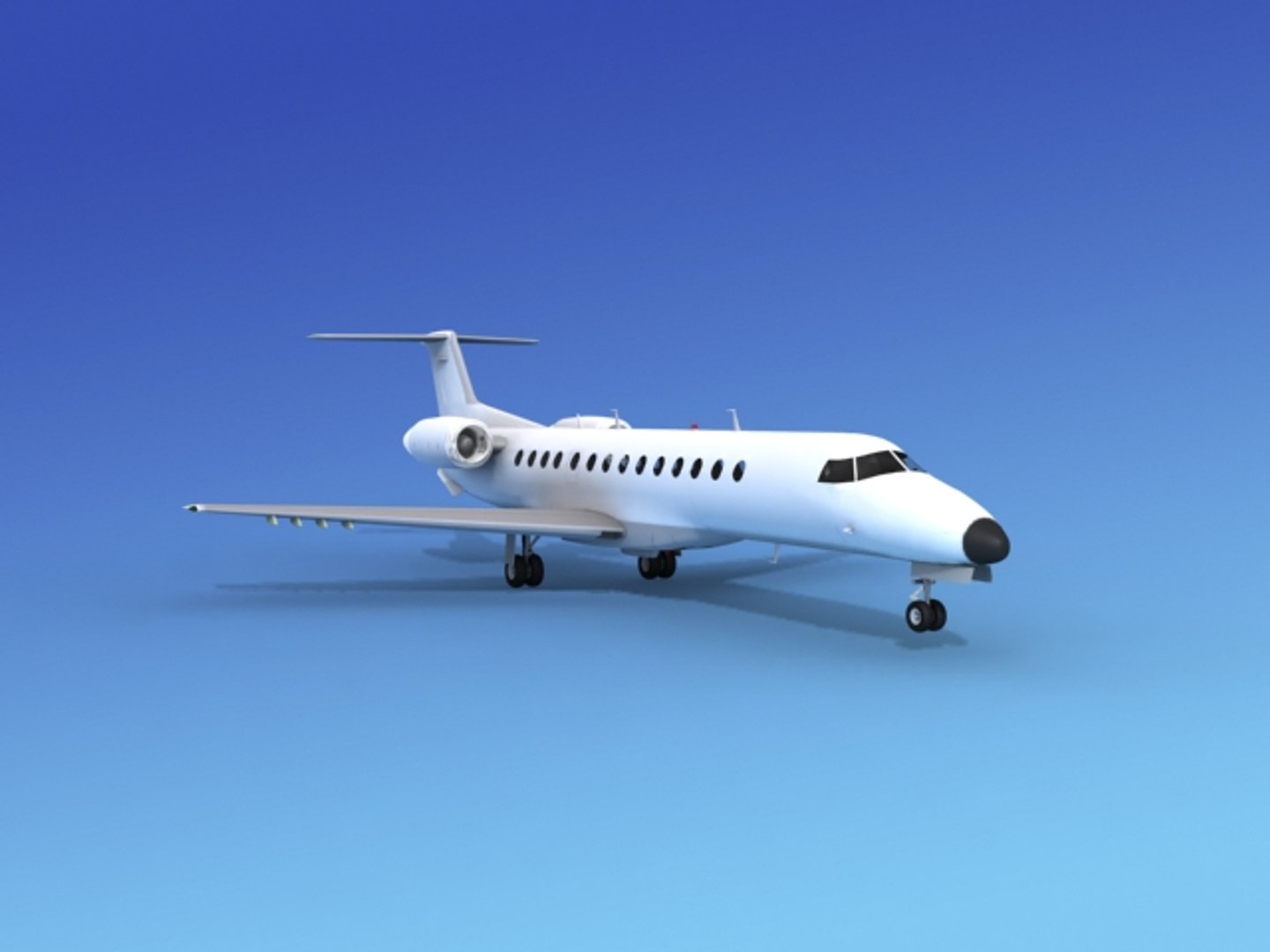 3d Embraer Erj