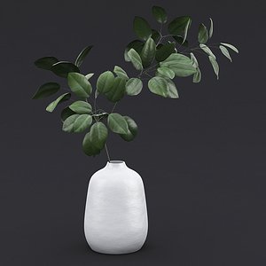 3D Tree Branch In Vase IV - TurboSquid 2110662