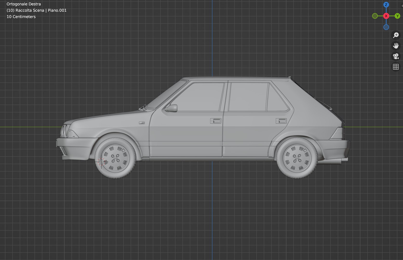 3D Model 1986 Fiat Ritmo Turbo Diesel - TurboSquid 2234756