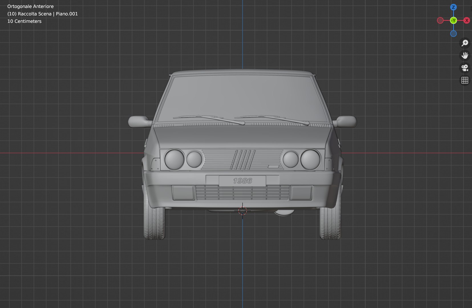 3D Model 1986 Fiat Ritmo Turbo Diesel - TurboSquid 2234756