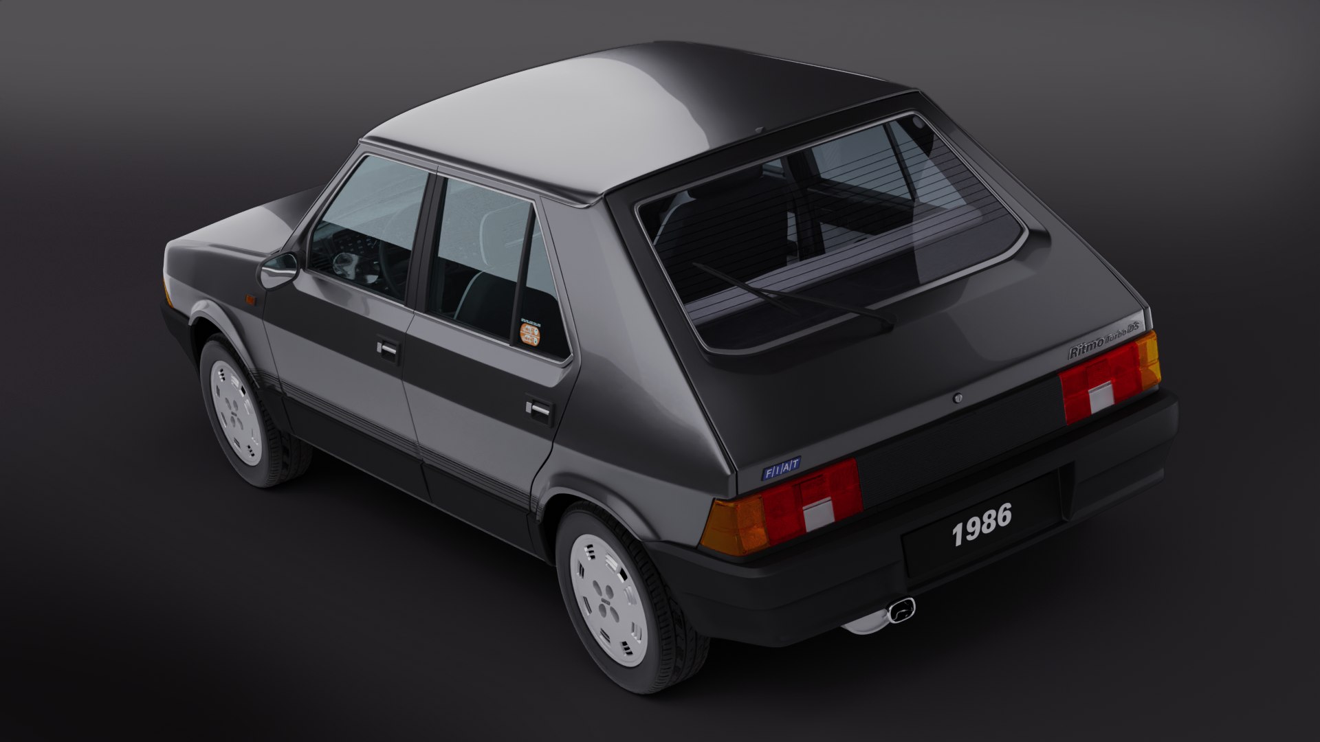 3D Model 1986 Fiat Ritmo Turbo Diesel - TurboSquid 2234756