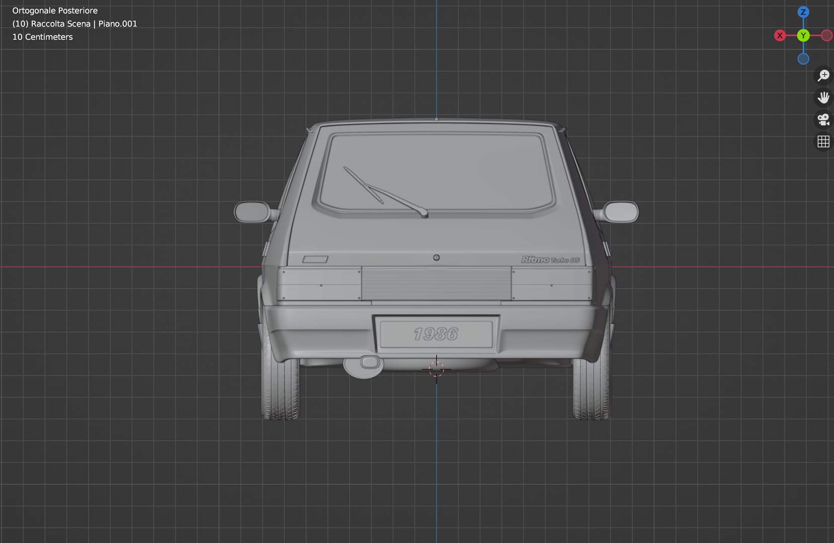 3D Model 1986 Fiat Ritmo Turbo Diesel - TurboSquid 2234756