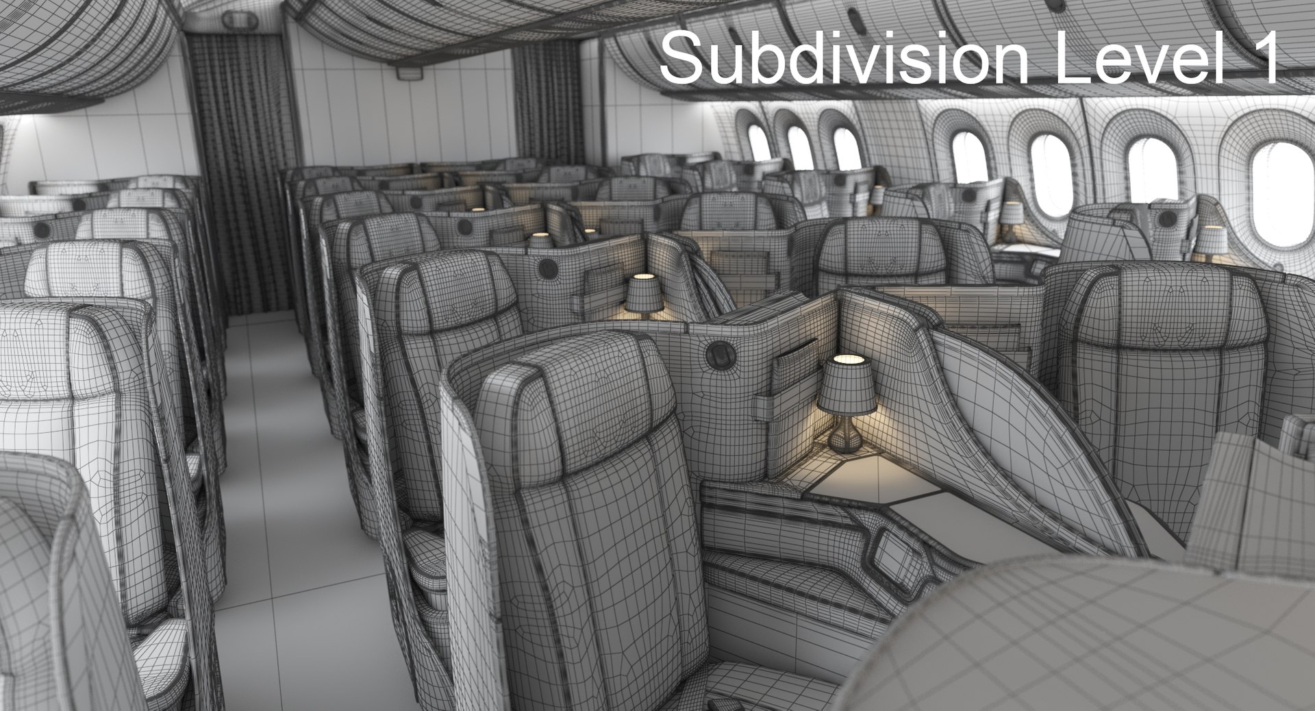 3D 3D Boeing B787 Interior VIP Cabin Model - TurboSquid 1817246