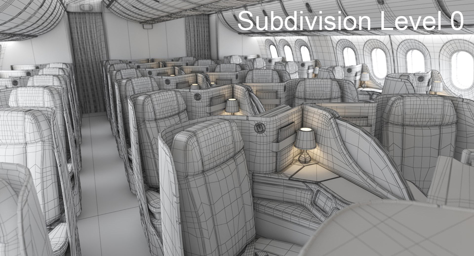 3D 3D Boeing B787 Interior VIP Cabin Model - TurboSquid 1817246