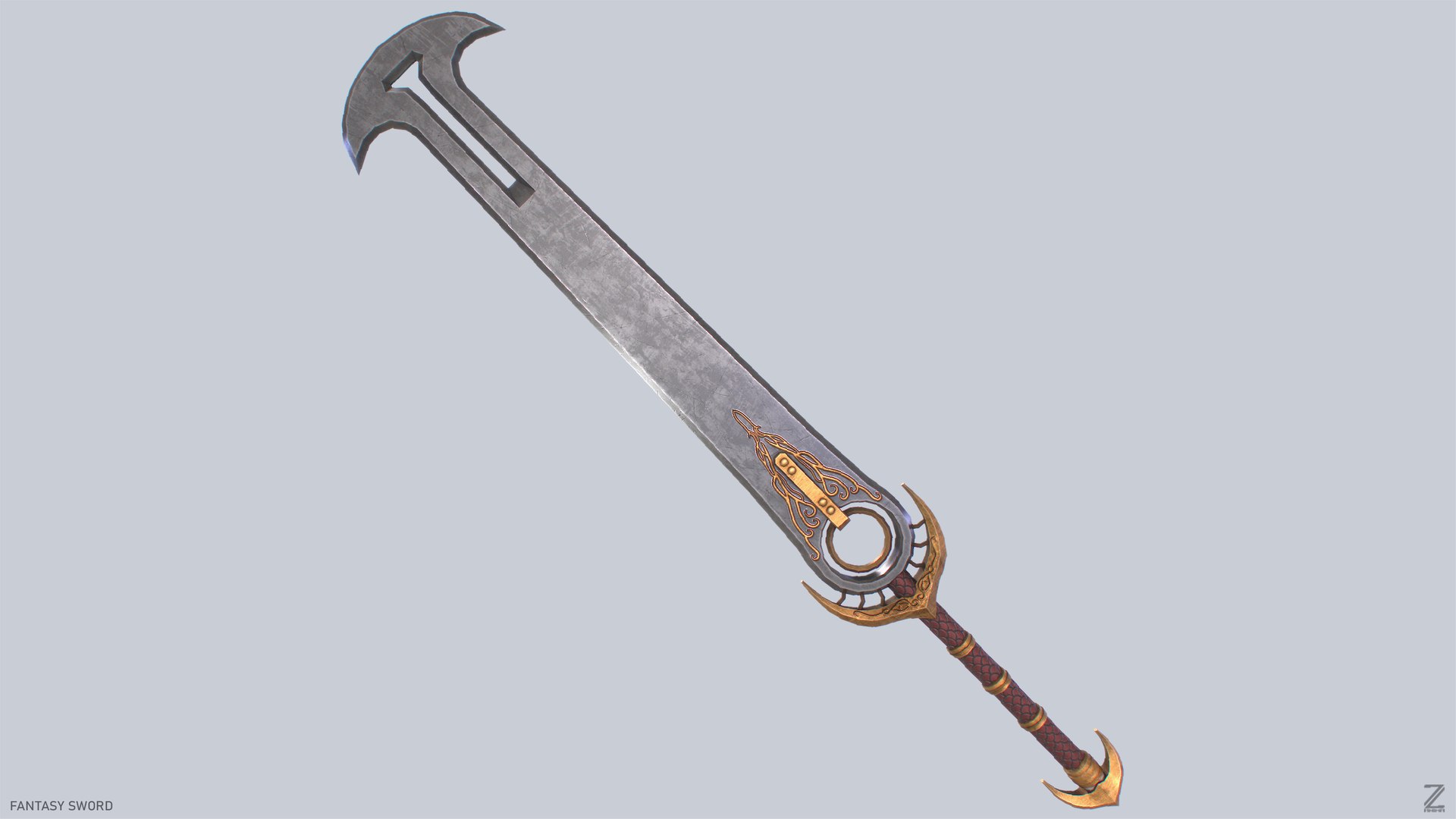 Fantasy Sword 3D Model - TurboSquid 2224654