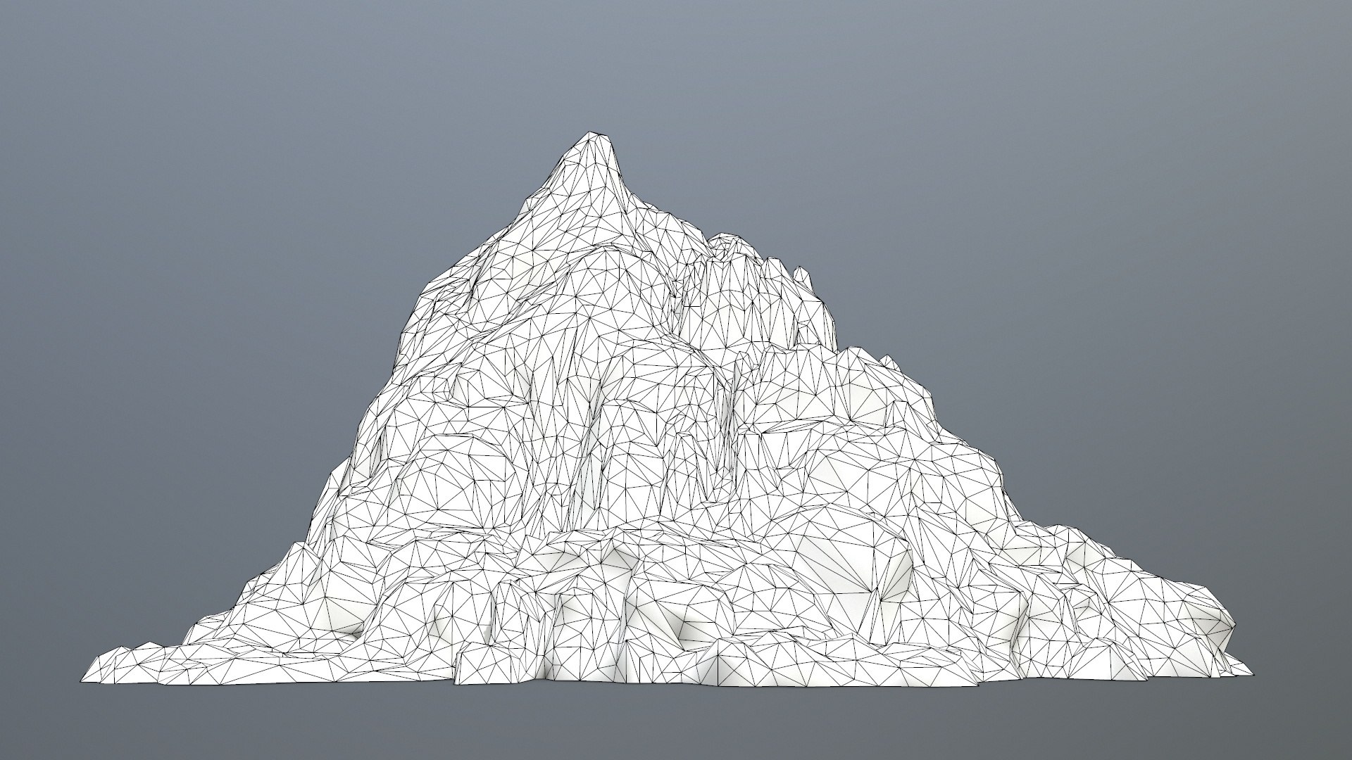 Ice Mount Mountain 3D Model - TurboSquid 1398912