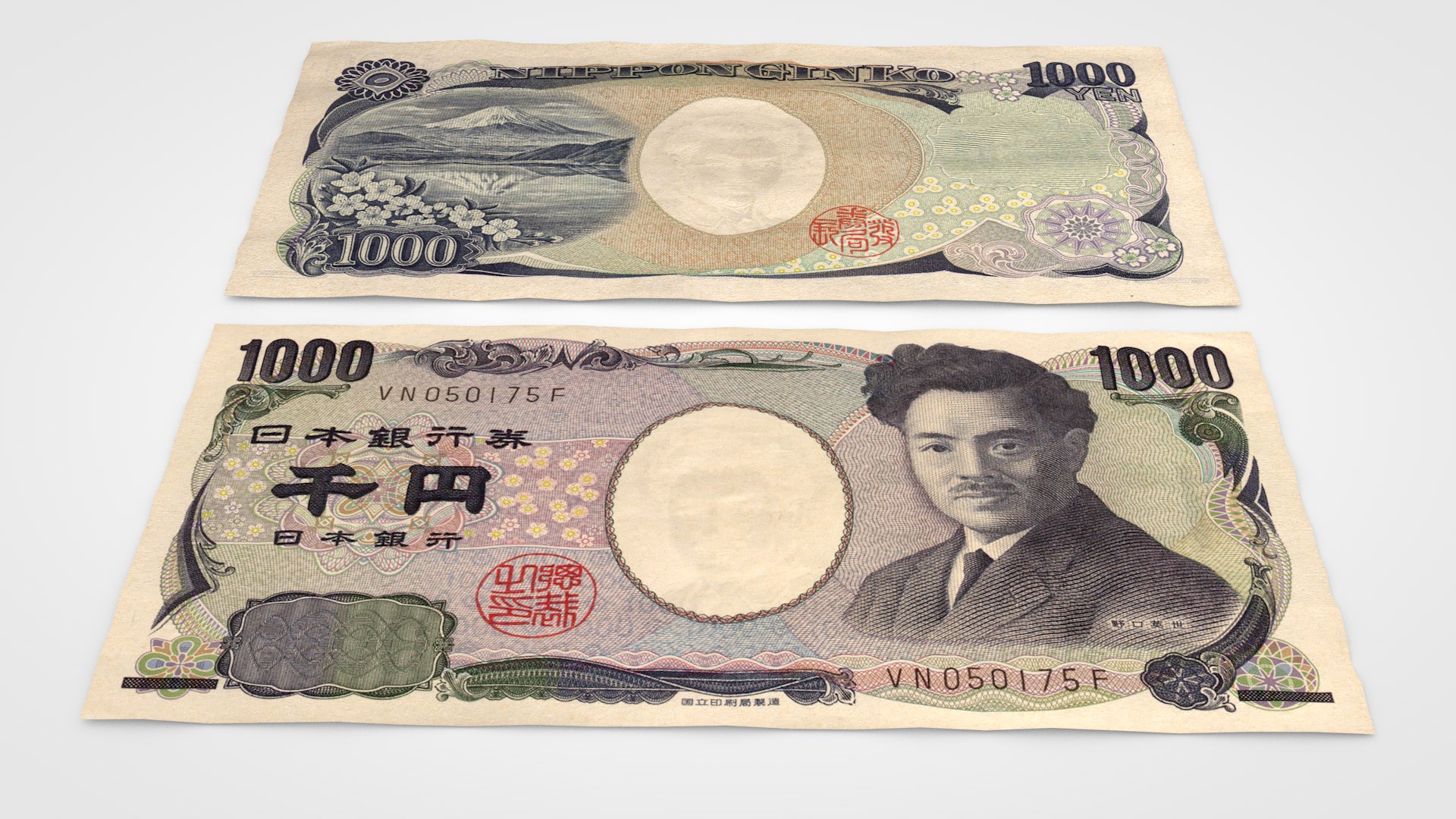 3d 1000 Yen Model