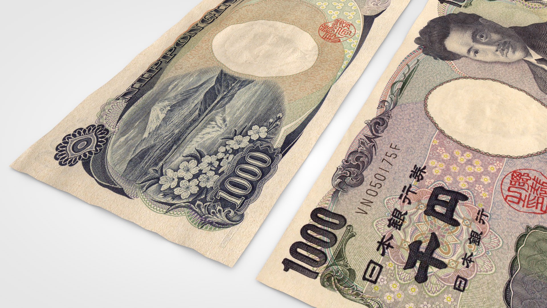 3d 1000 Yen Model
