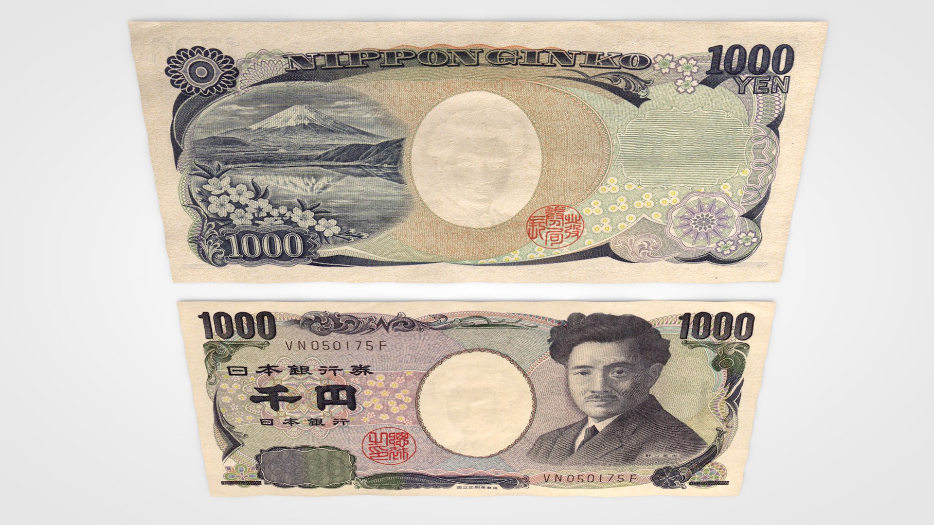 3d 1000 Yen Model