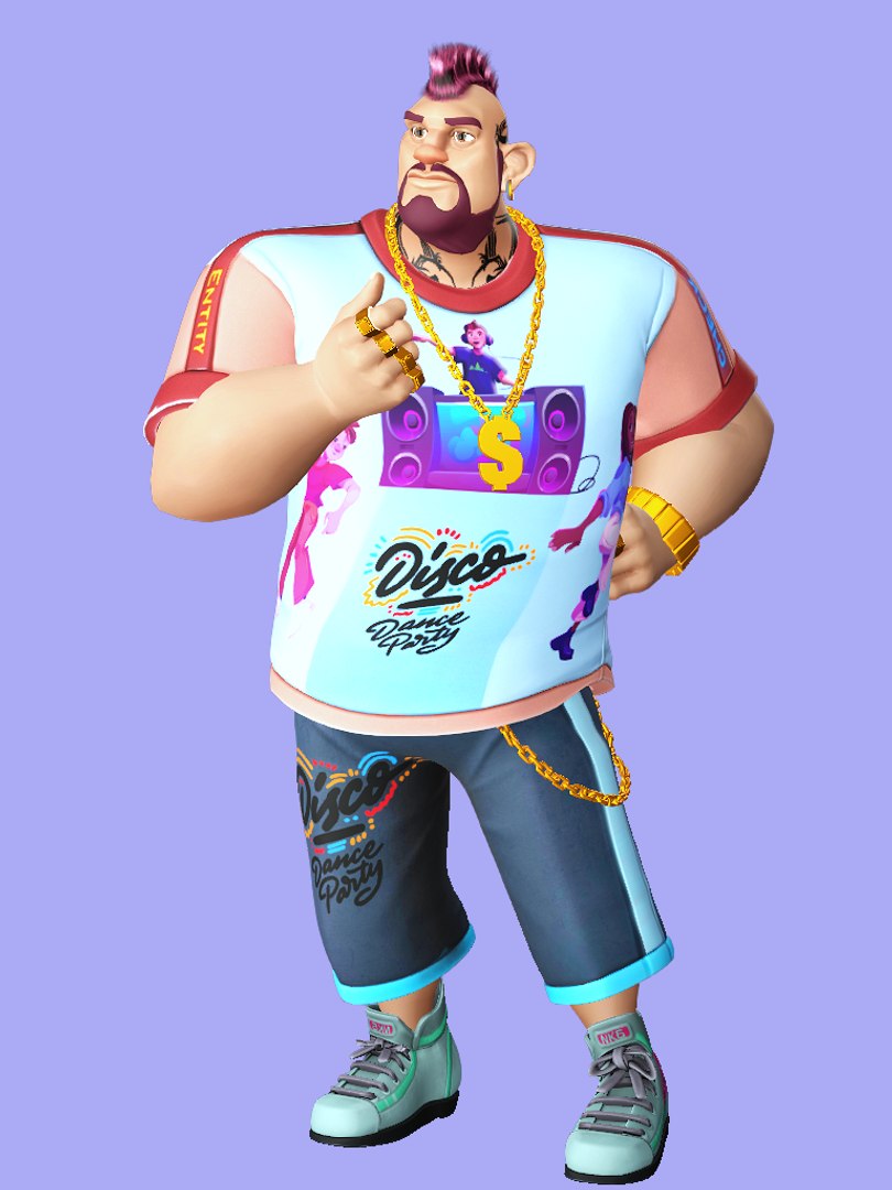 3D Cartoon Rigged Dancer Man-Kali Character 3D Model - TurboSquid 2268309