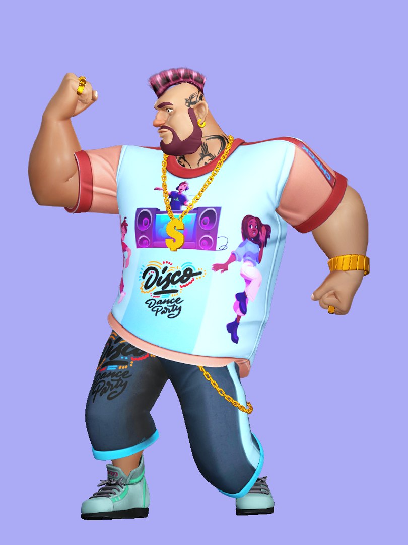 3D Cartoon Rigged Dancer Man-Kali Character 3D Model - TurboSquid 2268309