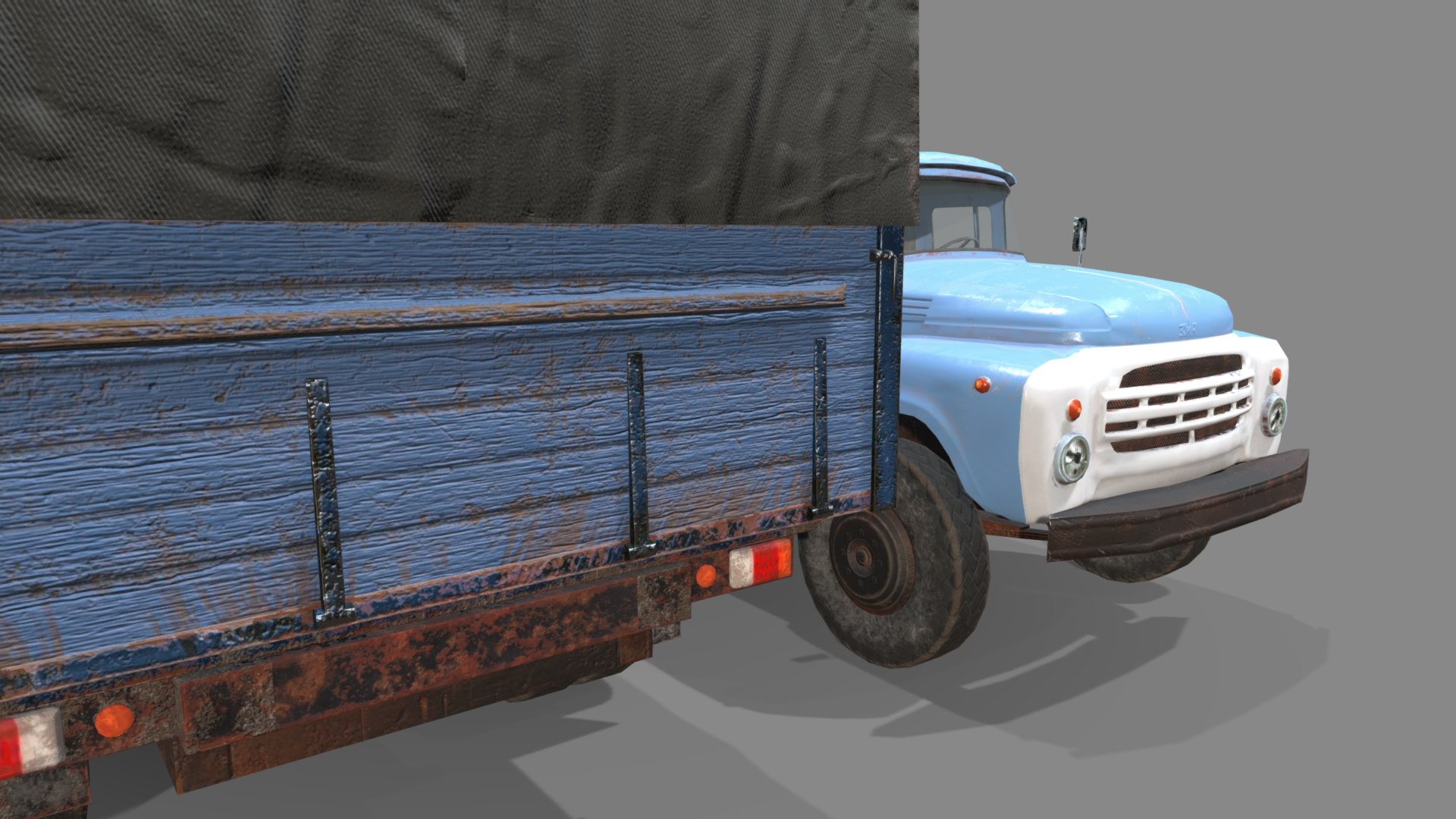 Zil-130 3D Model - TurboSquid 1448062