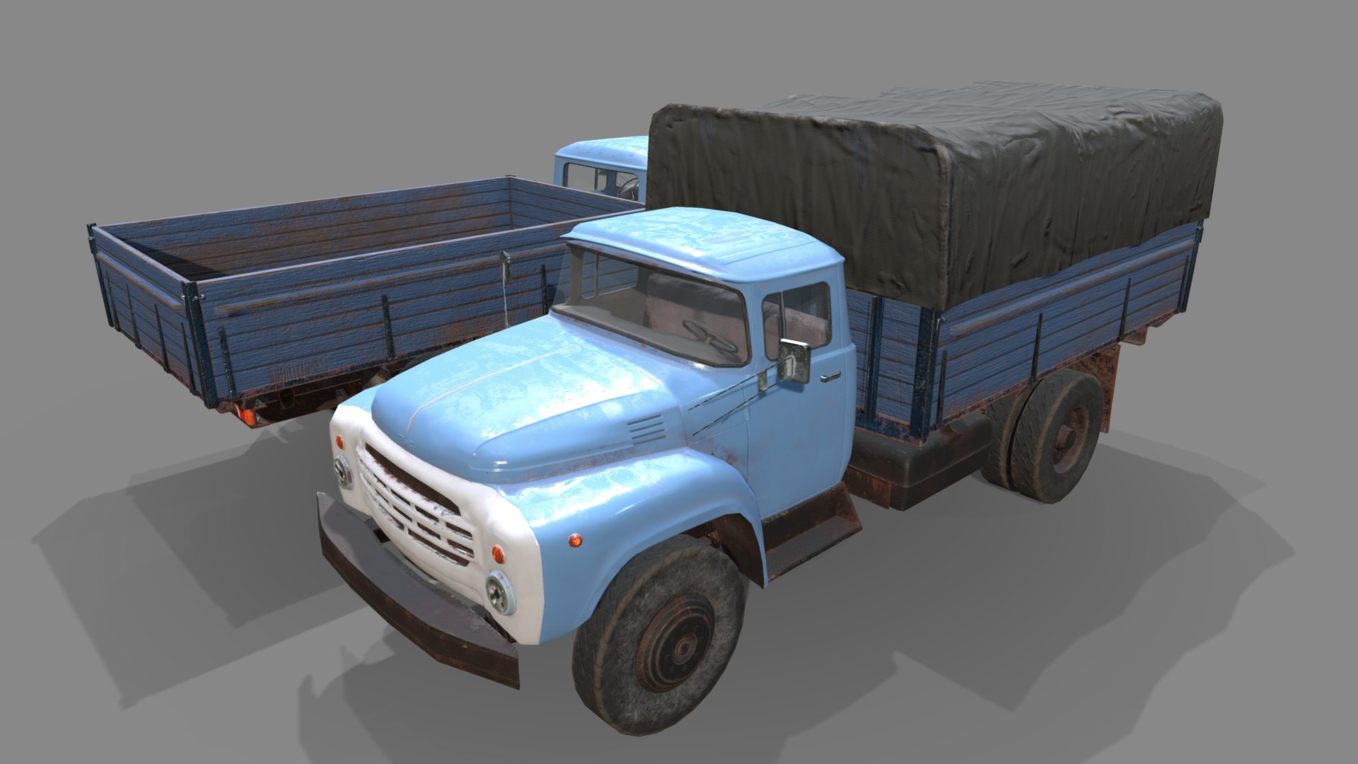 Zil-130 3D Model - TurboSquid 1448062