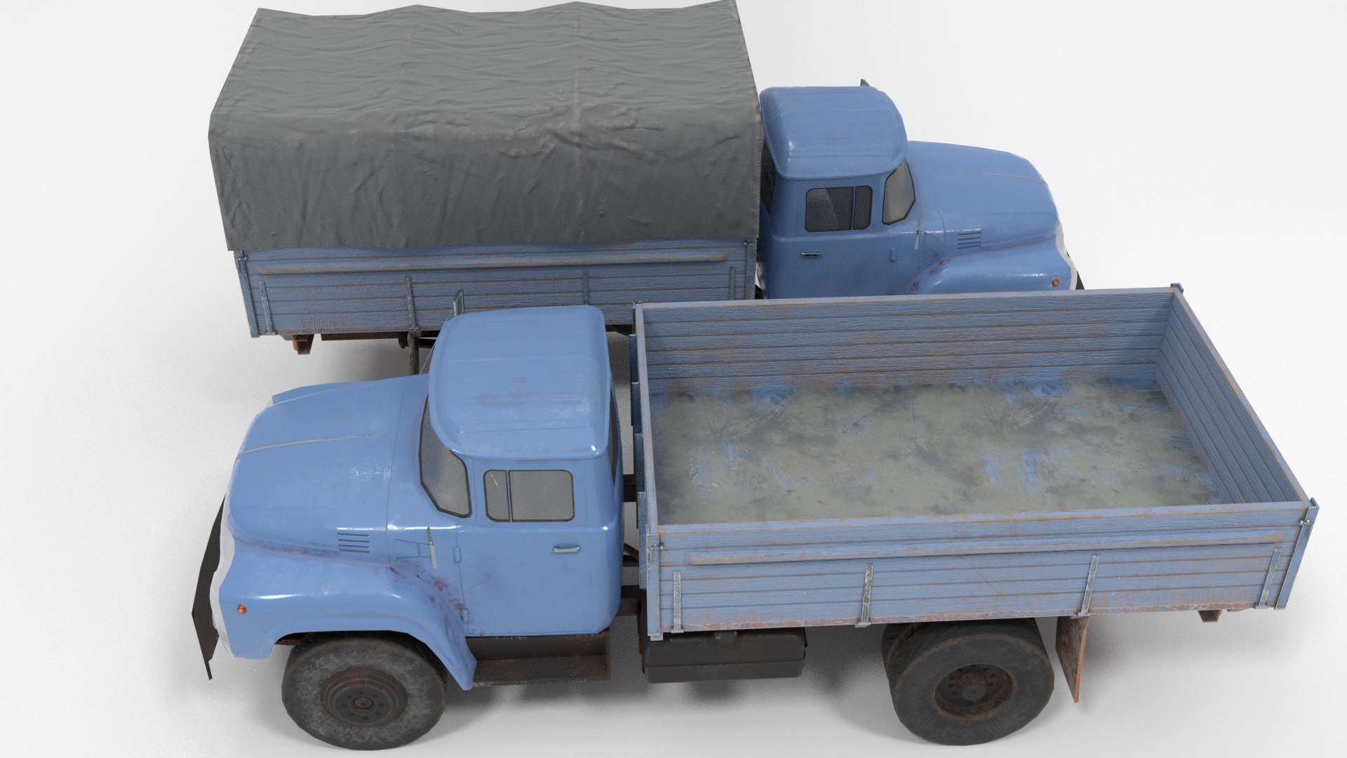 Zil-130 3D Model - TurboSquid 1448062