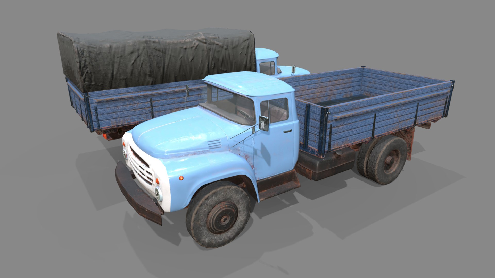 Zil-130 3D Model - TurboSquid 1448062