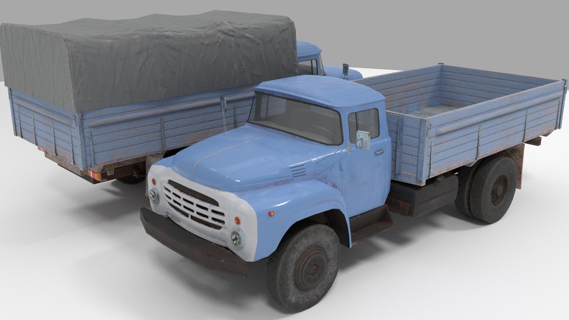 Zil-130 3D Model - TurboSquid 1448062