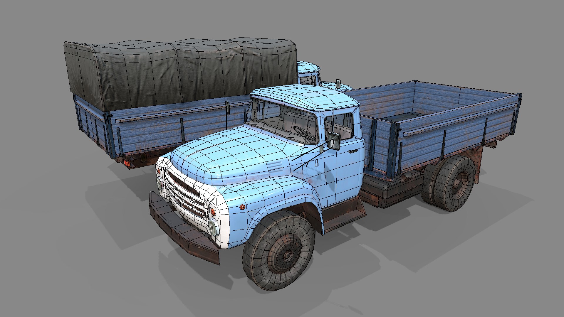 Zil-130 3D Model - TurboSquid 1448062