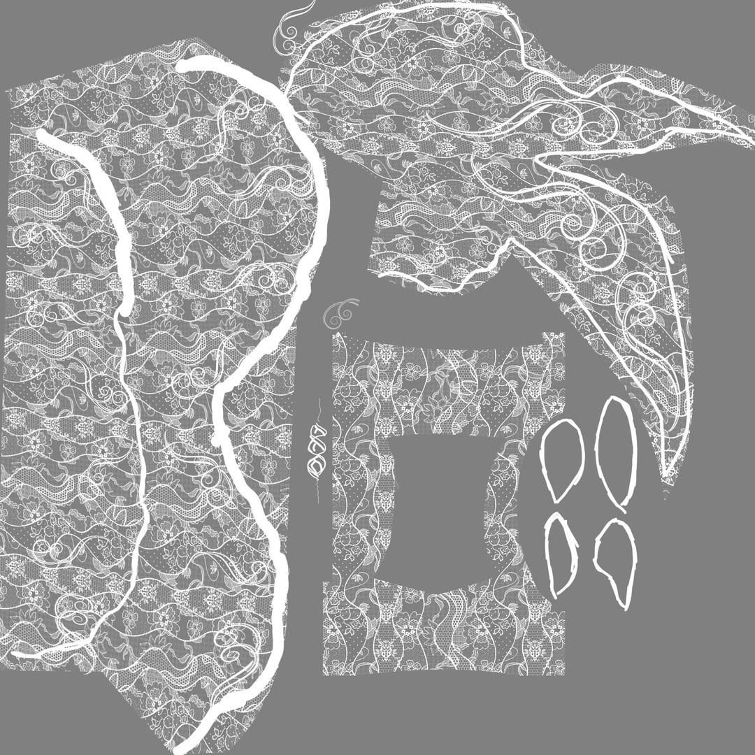 Harper Girl Dress 3D Model - TurboSquid 1962244