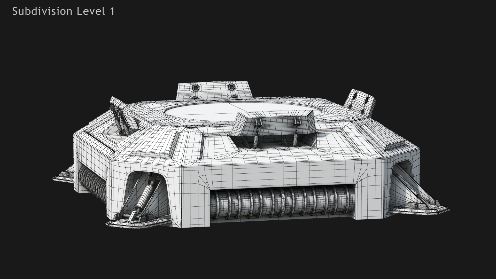 Sci-fi Teleporter Platform Model - TurboSquid 1661232