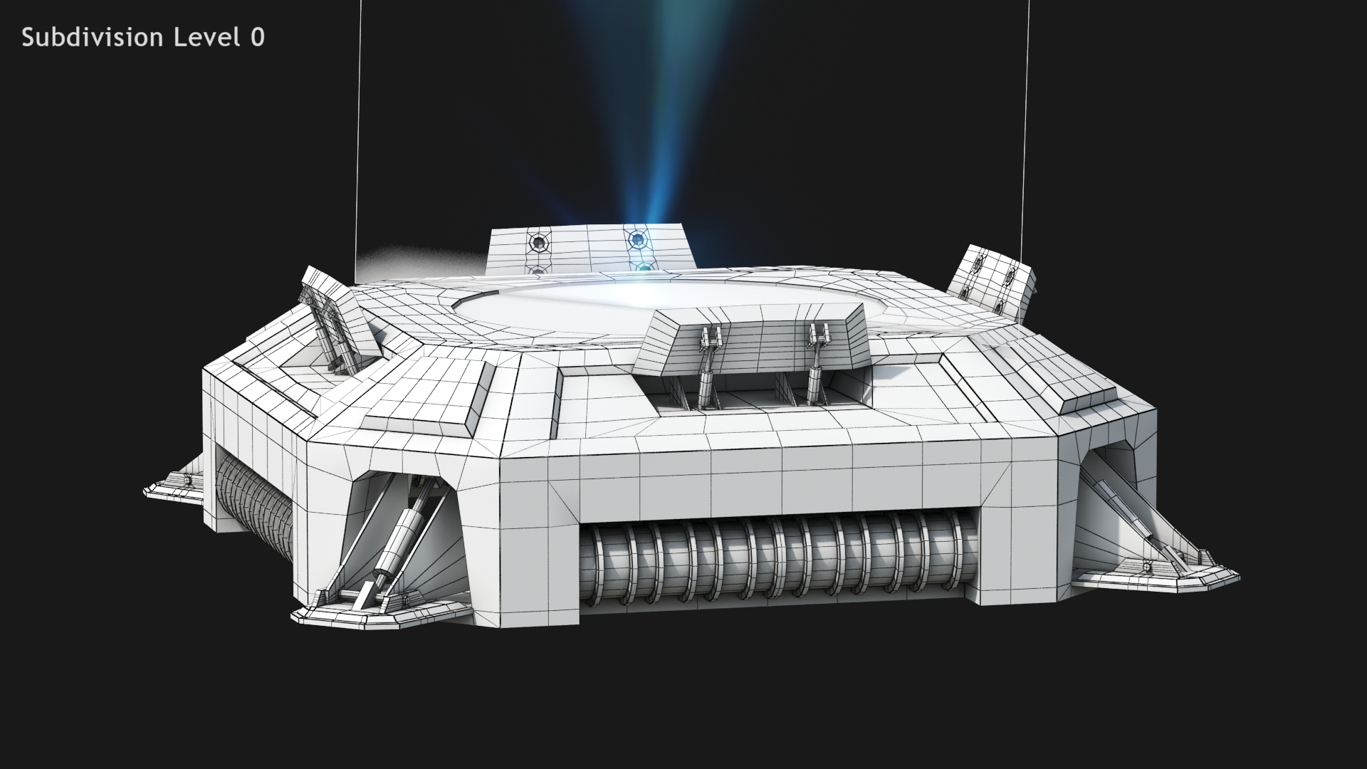 Sci-fi Teleporter Platform Model - TurboSquid 1661232