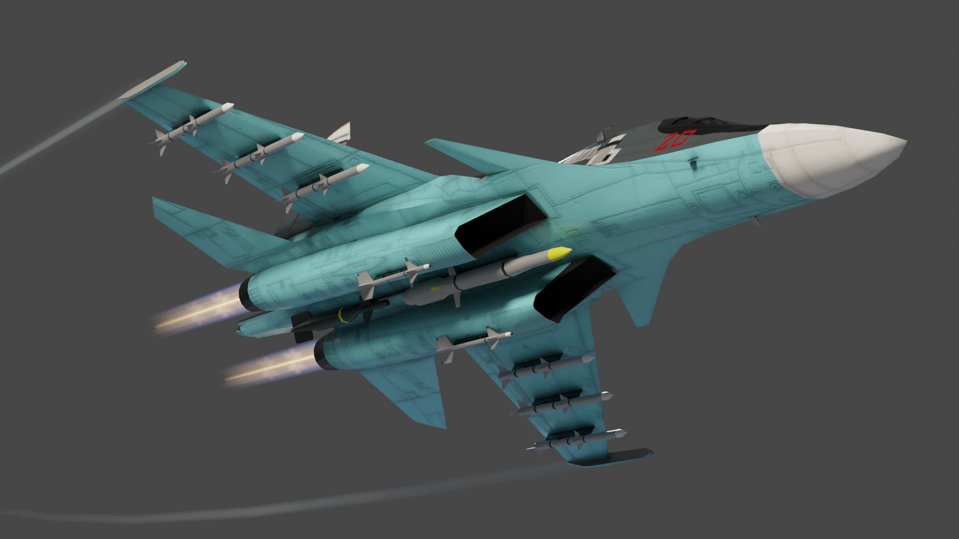 3D Sukhoi SU-34 Fullback - TurboSquid 1994383