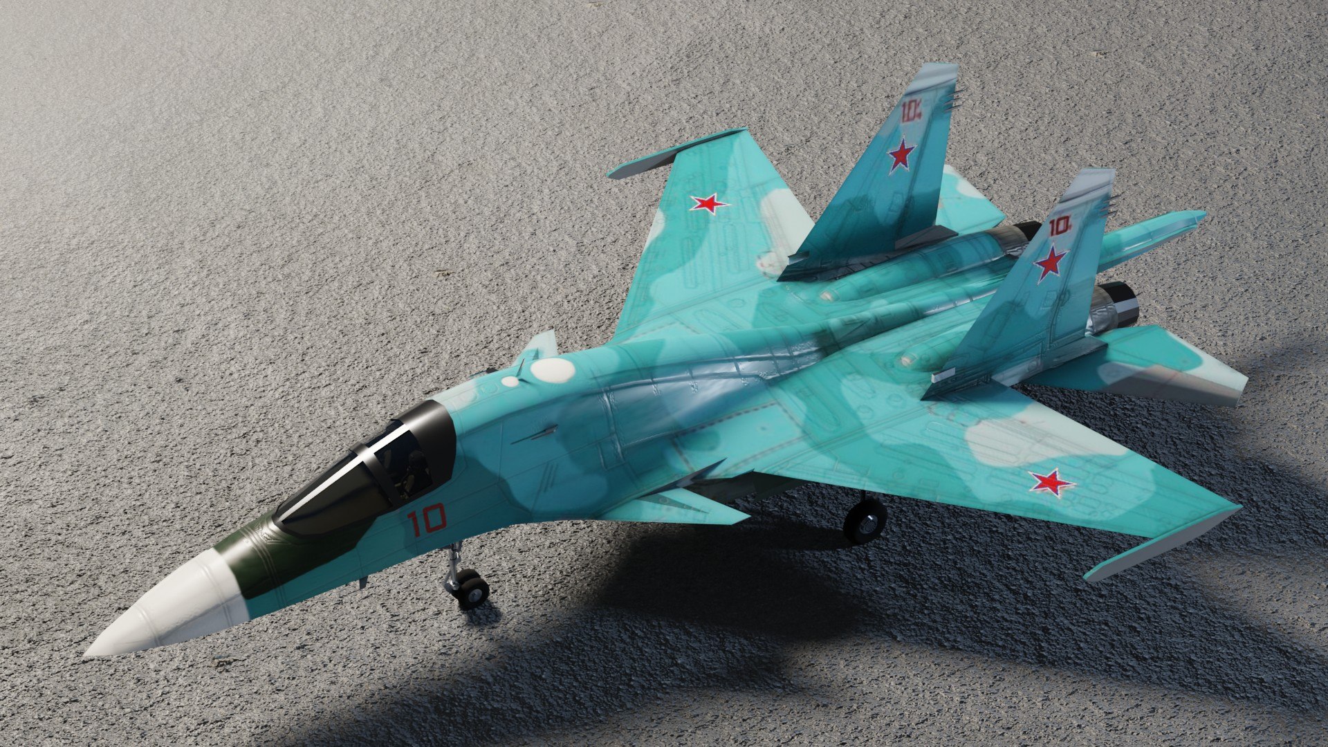 3D Sukhoi SU-34 Fullback - TurboSquid 1994383