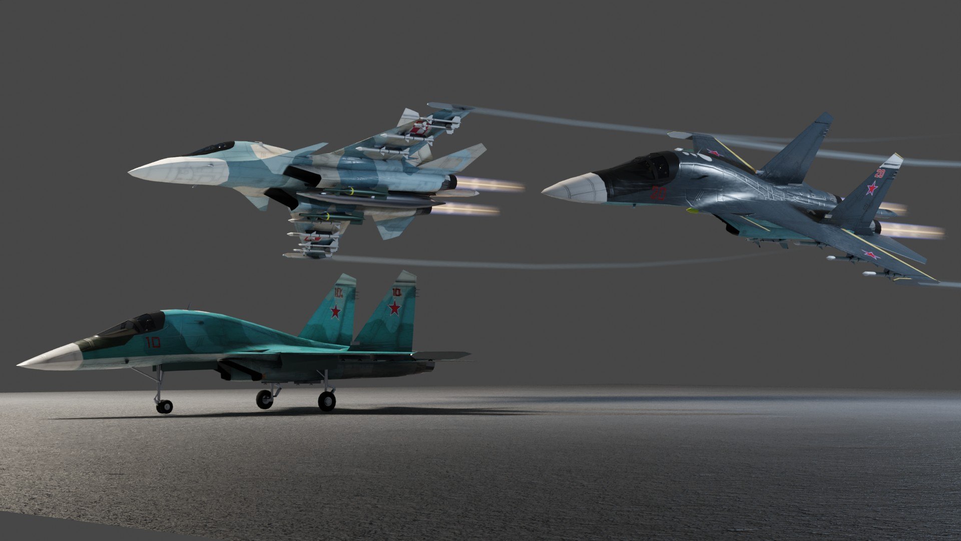 3D Sukhoi SU-34 Fullback - TurboSquid 1994383