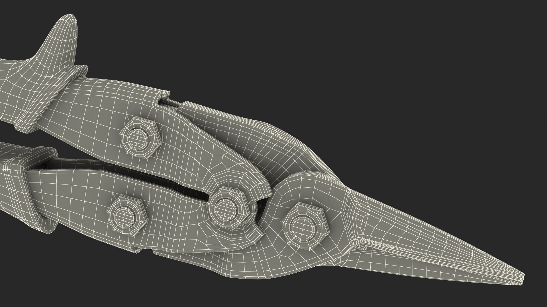 Aviation Snips Green Model - TurboSquid 2236738