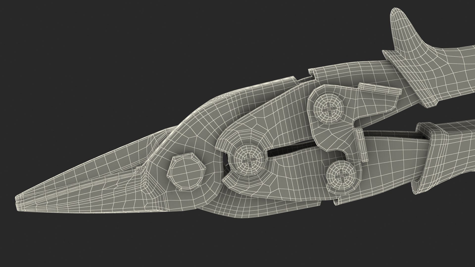 Aviation Snips Green Model - TurboSquid 2236738
