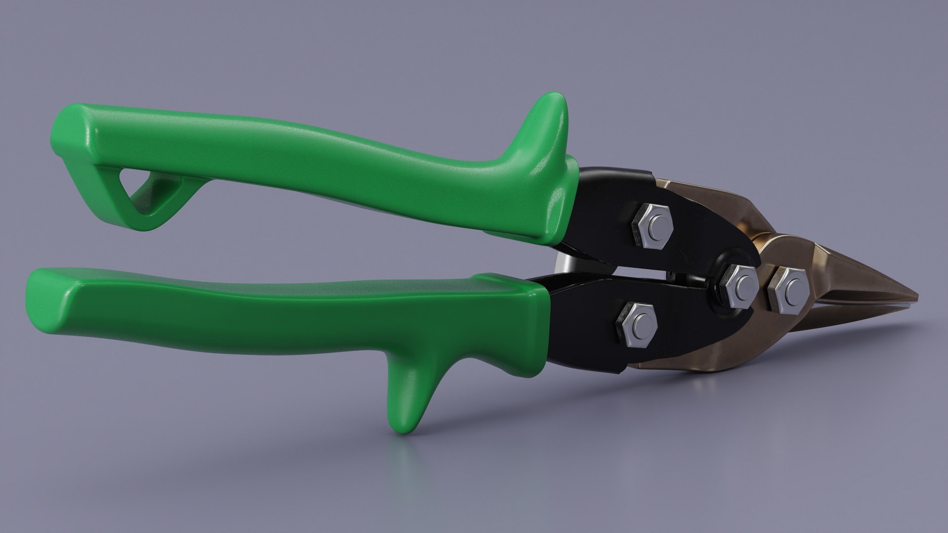 Aviation Snips Green Model - TurboSquid 2236738
