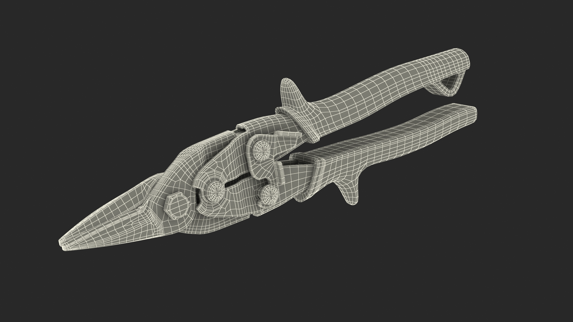 Aviation Snips Green Model - TurboSquid 2236738