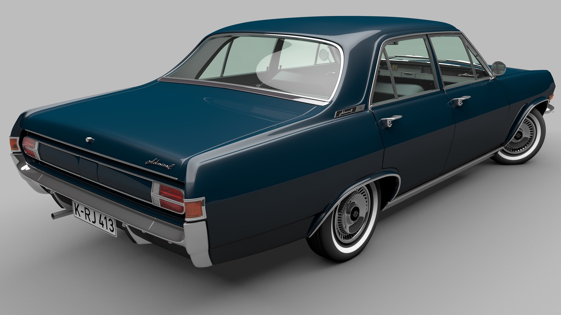 Admiral Opel Ope 3D Model - TurboSquid 1487317