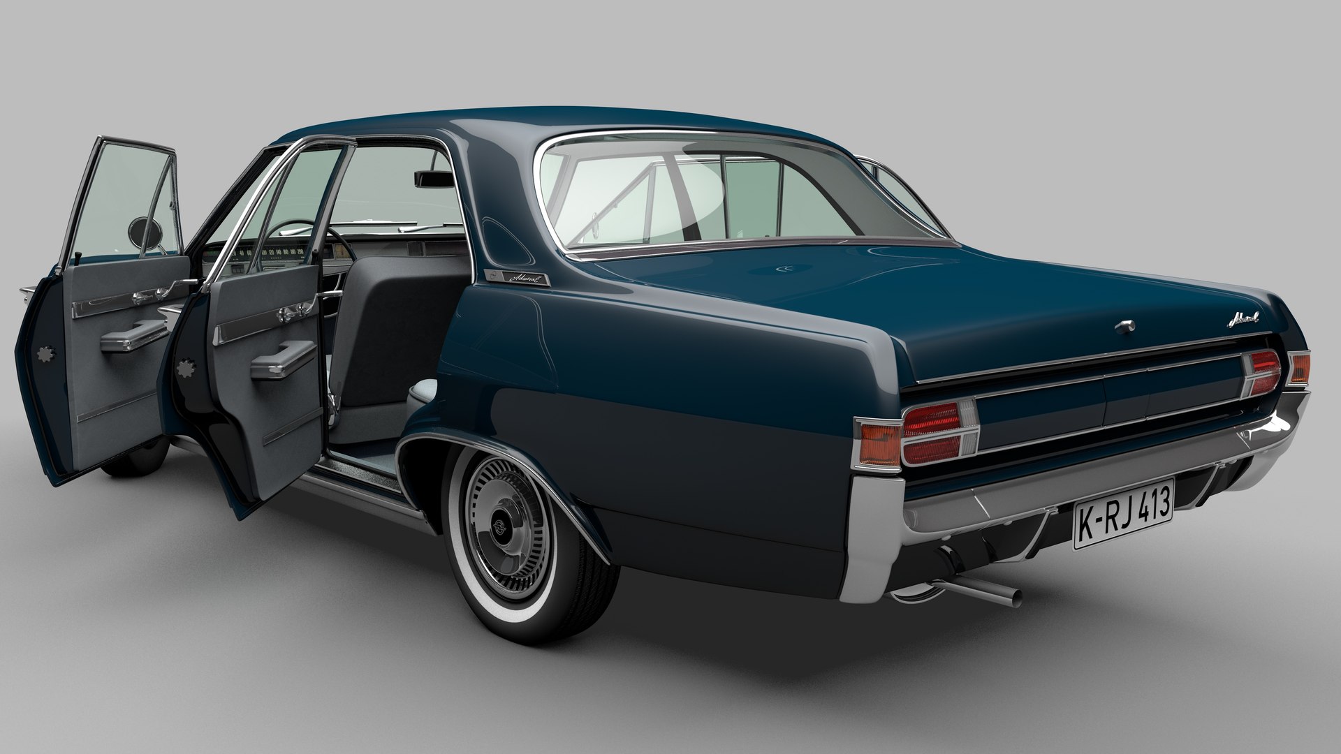 Admiral Opel Ope 3D Model - TurboSquid 1487317