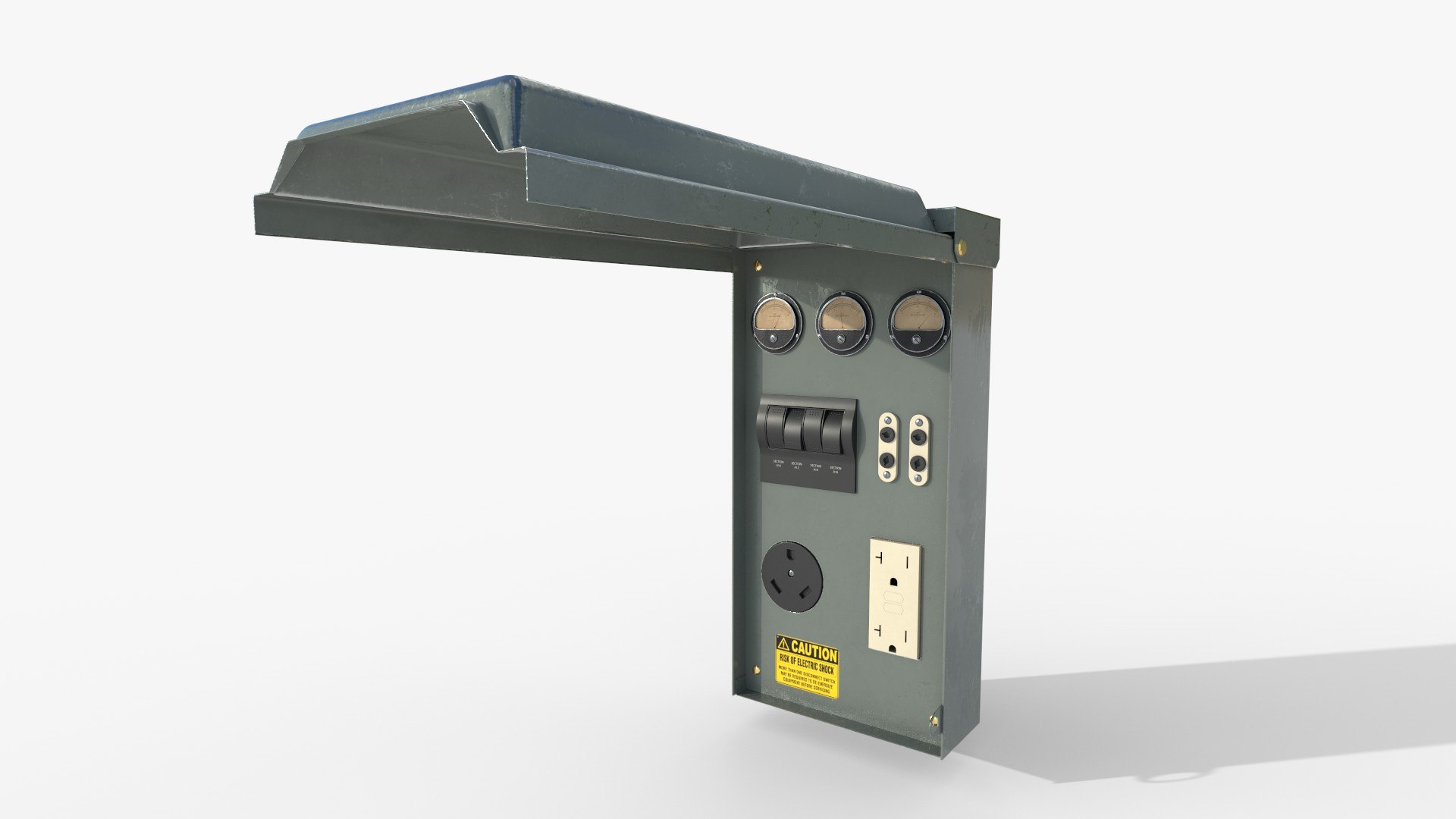 3D Electric Panel Box Model - TurboSquid 1752223