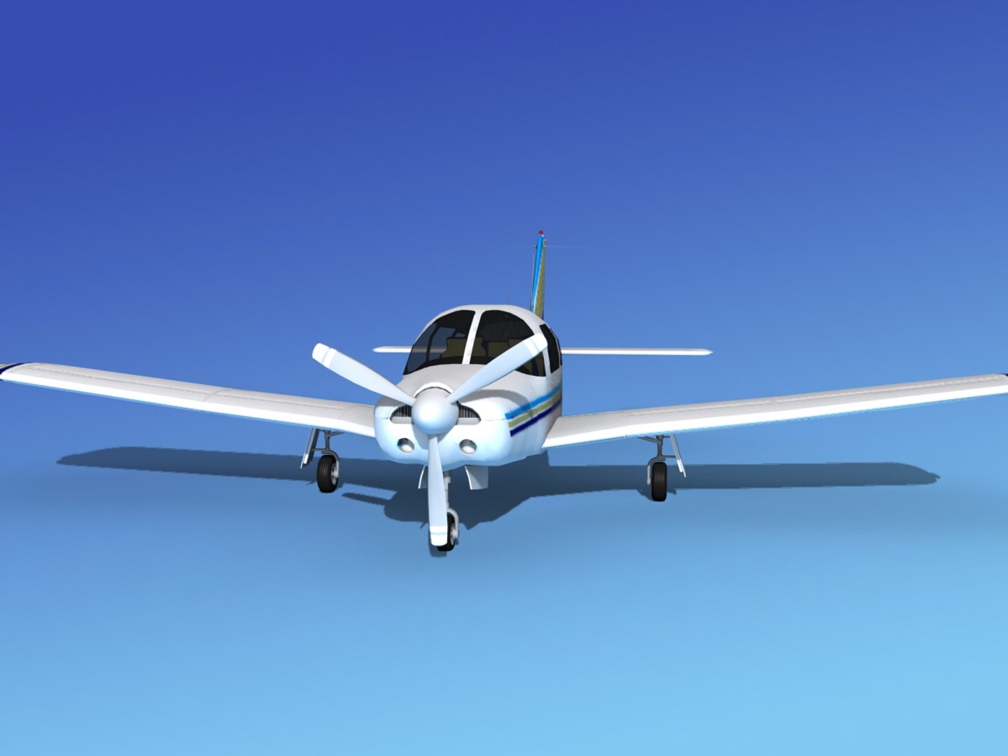 propeller piper cherokee 3d 3ds