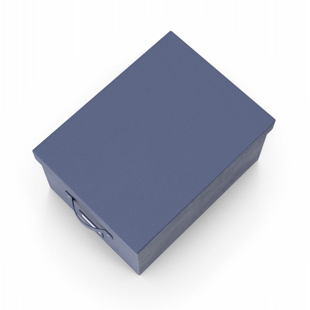 Blue Storage Box Model - TurboSquid 1975192