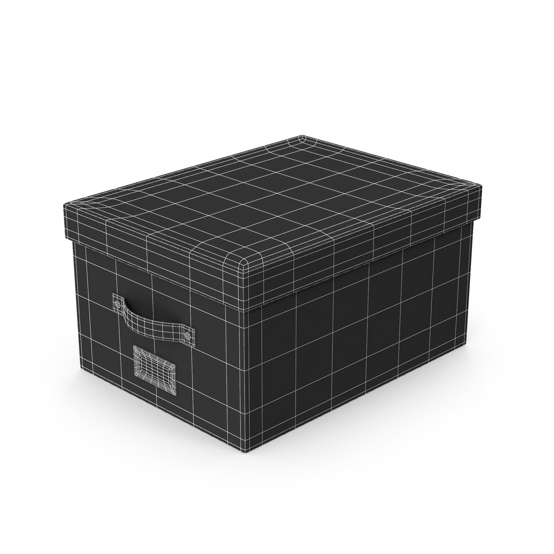 Blue Storage Box Model - TurboSquid 1975192