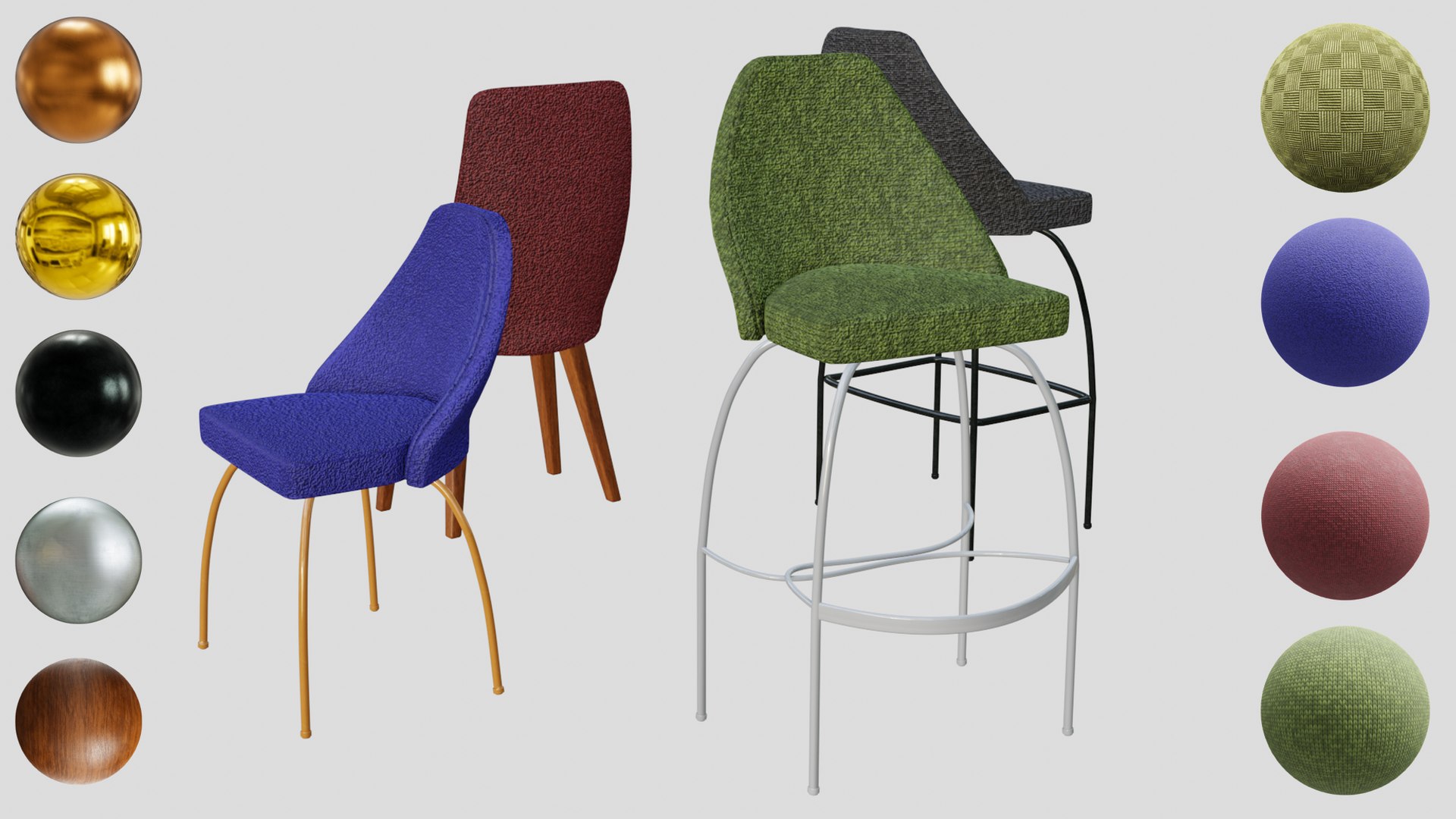 Chairs 3D Model - TurboSquid 1917182